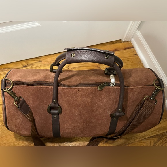 Marlboro | Bags | Vintage Marlboro Brown Suedeleather Duffle Bag Nwt ...